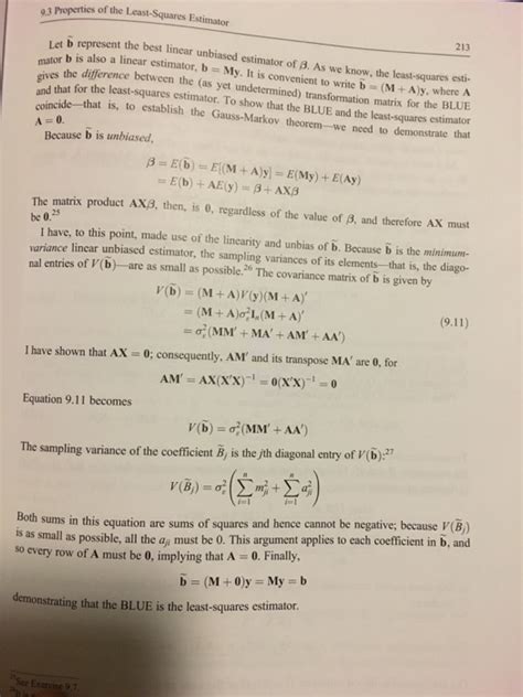Solved Exercise Show That When The Covariance Matrix Chegg