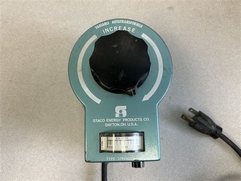 Staco Energy Model 3pn1020v Variable Autotransformer Équipements Capi Staco Energy Model 3pn1020v Variable Autotransformer Équipements Capi