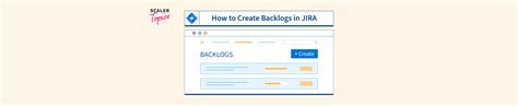 How To Create Backlogs In JIRA Scaler Topics