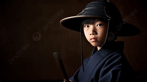 전통 기모노를 입은 아시아 소년 검도복을 입은 소년 1 고화질 사진 사진 모자 배경 일러스트 및 사진 무료 다운로드 Pngtree