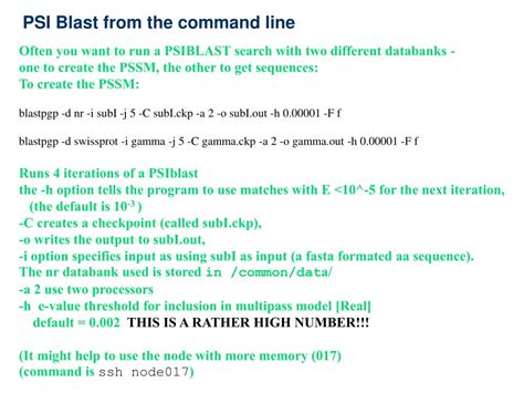 Ppt Psi Blast Detecting Structural Homologs Powerpoint Presentation