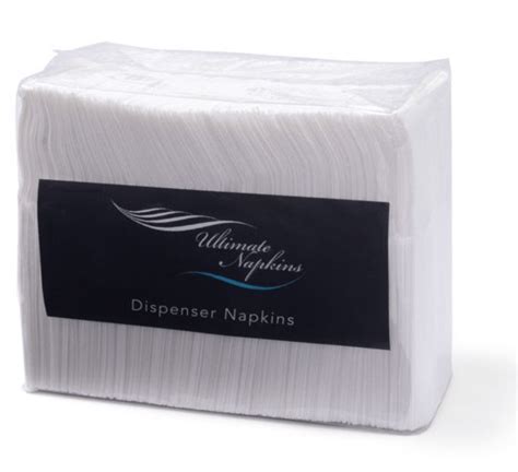 Dispenser Napkin Tall Fold White 1ply Crystal Packaging