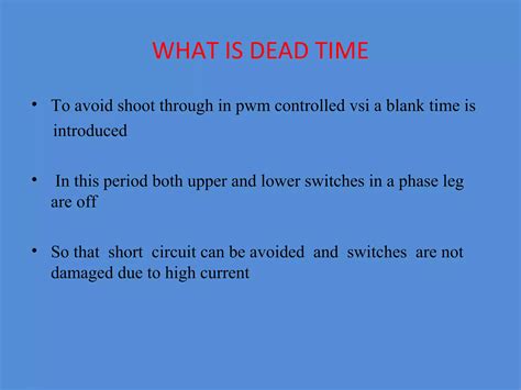 Dead Time Pwm Ppt