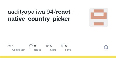 Github Aadityapaliwal94react Native Country Picker