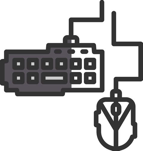 Gaming Keyboard And Mouse Vector Icon Design 21077344 Vector Art At Vecteezy