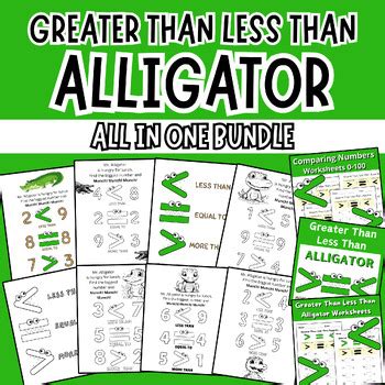 Comparing Numbers Anchor Chart Greater Than Less Than Anchor Chart Bundle