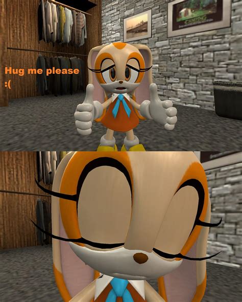 Hug Me Please Cream The Rabbit By Tailsandcosmoxcream On Deviantart