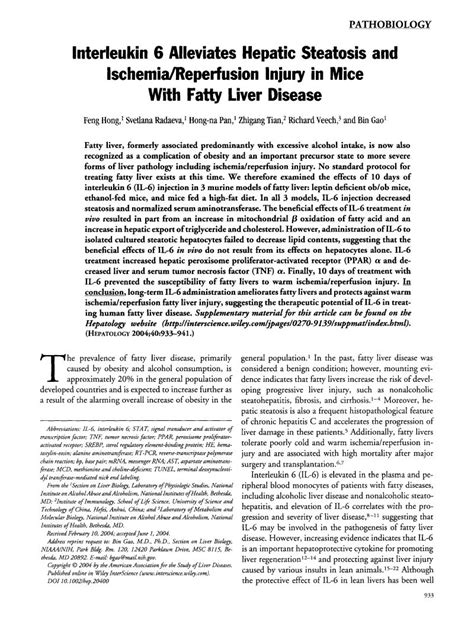 Digital Article Delivery Services On Linkedin Interleukin 6 Alleviates Hepatic