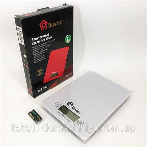 Купить Ваги кухонні Domotec Ms 912 Glass електричні кухонні ваги точні кухонні ваги Колір