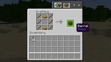 How To Make A Barrel In Minecraft Diamondlobby
