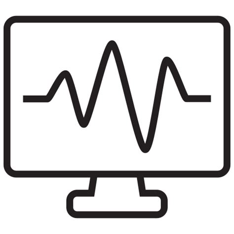 Computer Status Activity Monitor Screen Icon Download On Iconfinder
