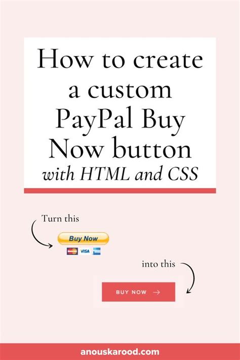 How To Customize Your Paypal Buy Now Button Anouska Rood