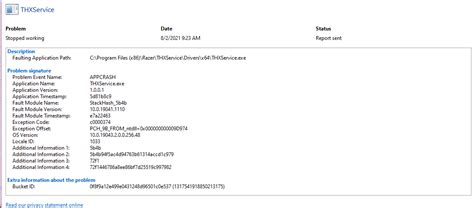 Thxserviceexe Crashes Razer Insider