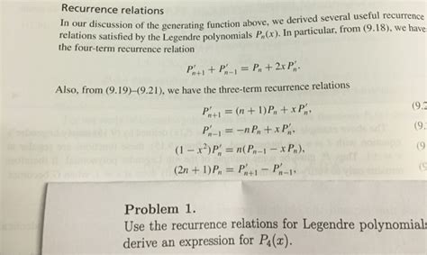 in our discussion of the generating function above