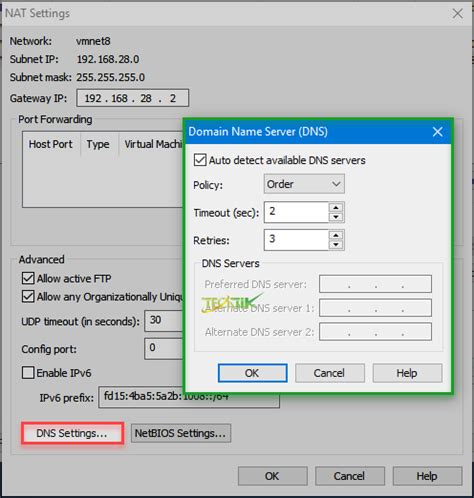 Virtual Network Editor VMware 7 آموزش شبکه فناوری اطلاعات تک تیک