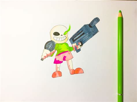 How To Draw Sans In Pico Friday Night Funkin Version Easy