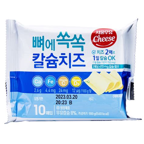 서울 뼈에쏙칼슘치즈180g 배민 장보기∙쇼핑