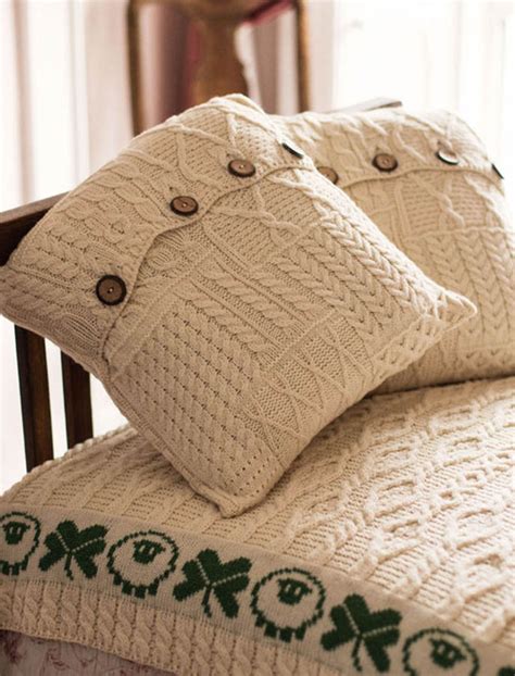 Aran Knit Cushion Cover