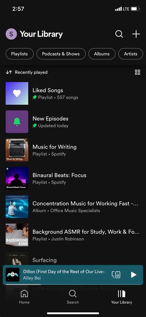 how to create a work playlist using spotify