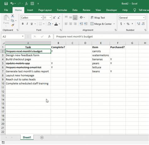 How To Strikethrough In Excel Goskills
