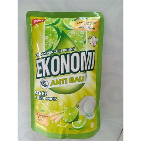Jual Ekonomi Cairan Pencuci Piring Jeruk Nipis 650ml Shopee Indonesia