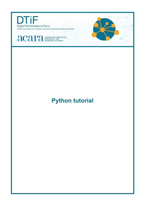 Pdf Python Tutorial Australian Curriculum Dokumen Tips