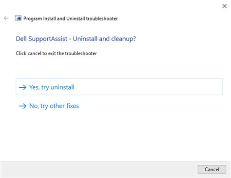 Dell Supportassist “installation Failed” Cleanly Reinstall The Program