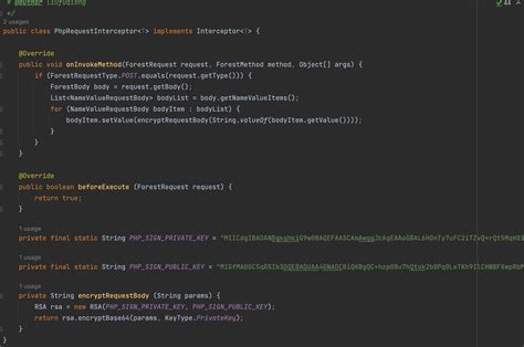 Forest请求前置操作RSA签名加密 木马不是马 博客园