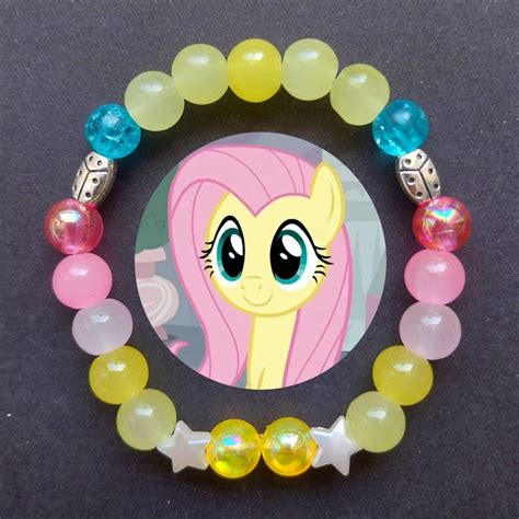 Fluttershy Bracelet Mlp Themed Bracelet Fluttershy Inspired Bracelet
