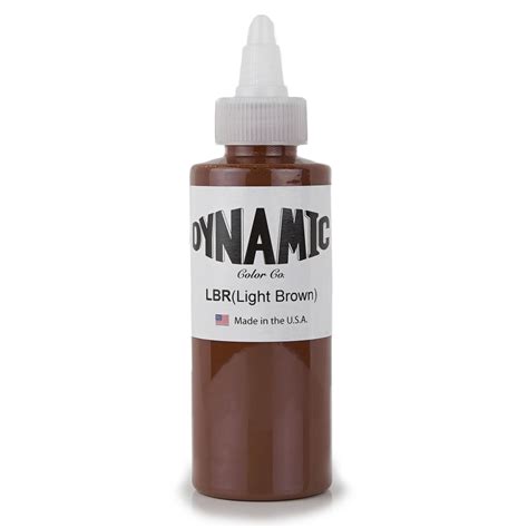 Dynamic Light Brown Tattoo Ink 4oz Kingpin Tattoo Supply
