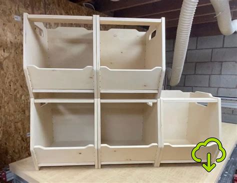 Cnc Router Files Stackable Storage Crates N Dryforge