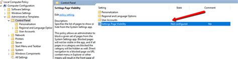 Windows 10 Gpo Disable Specific Pages In Settings Windows Spiceworks Community