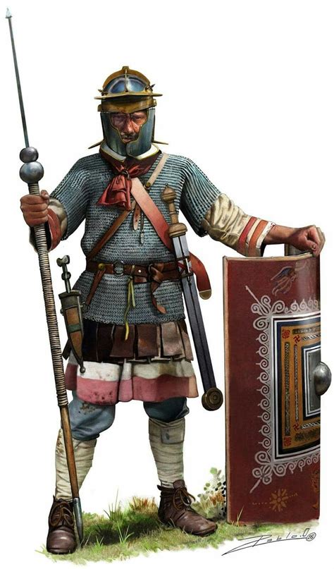 Legionare During Reign Of Septimius Severus Roman Armor Roman