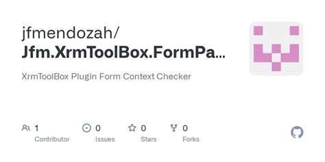 Github Jfmendozah Jfm Xrmtoolbox Formpassexecutioncontext Xrmtoolbox