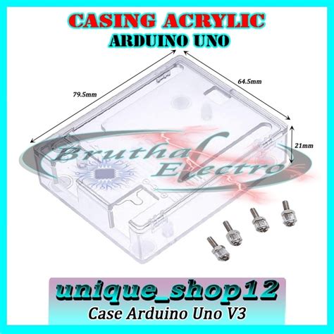 Jual Box Casing Acrylic Arduino Uno R3 V3 Case Shopee Indonesia