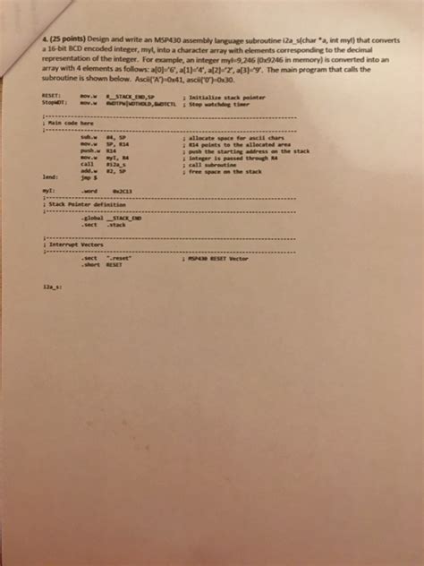 4 25 points design and write an msp430 assembly