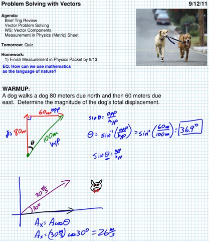 Problem Solving With Vectors Regents Physics