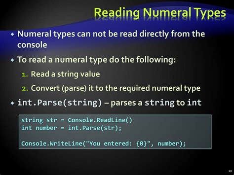 Console Input Output Reading And Writing To The Console презентация онлайн