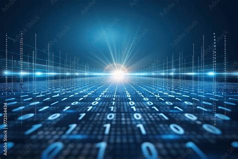 Binary Symphony A Dark Digital Stage Comes Alive With A Symphony Of