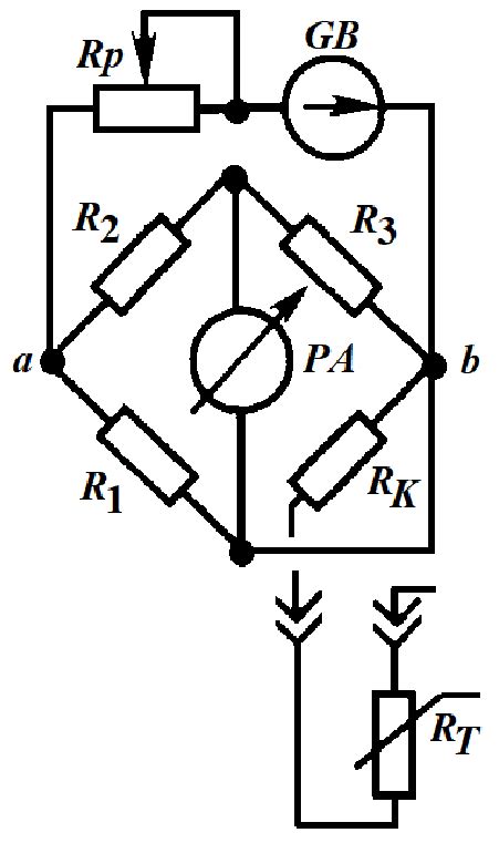 Temperature Measurement Circuit When A Resistance Thermocouple Has Download Scientific Diagram