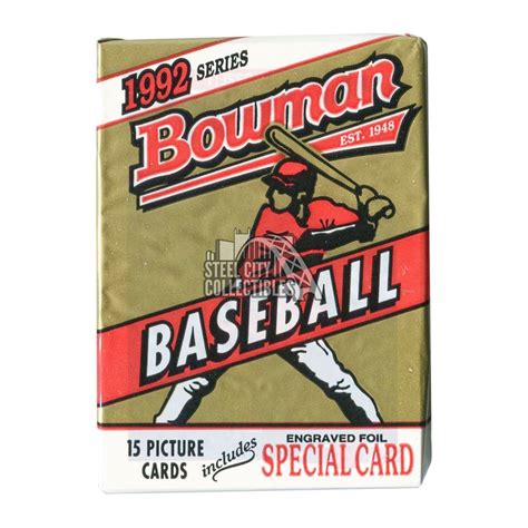 1992 Bowman Baseball Hobby Pack Steel City Collectibles
