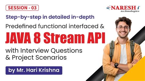Day 3 Predefined Functional Interfaces And Stream Api Java 8 Features Hari Krishna Naresh