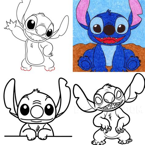 15 Easy Stitch Drawing Ideas How To Draw Stitch