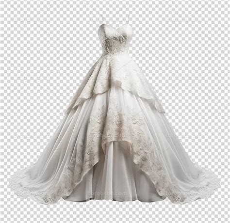 عکس Png لباس عروس سفید گرافیک با طعم تربچه