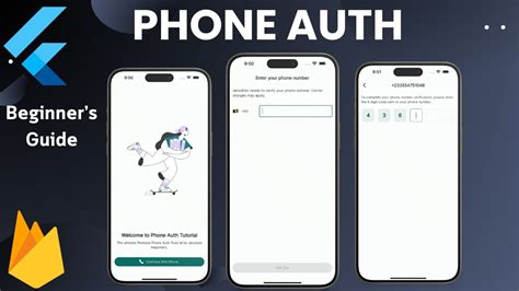 Flutter Phone Auth With Firebase For Absolute Beginners Youtube