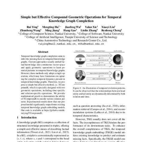 Simple But Effective Compound Geometric Operations For Temporal Knowledge Graph Completion Acl