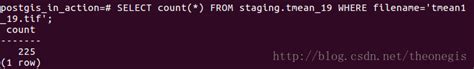 postgis批量导入栅格数据 python tif postgis csdn博客