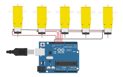 Circuit Design 5 Hoby Gair Moter Arduino Tinkercad