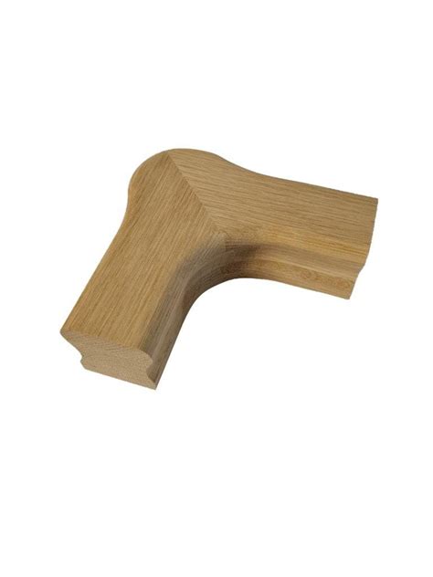 Continuous Pine Handrail Hdr 90 Degree Bend Stair Bits