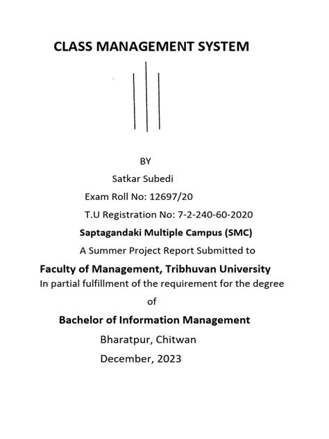 Class Management System Pdf Databases C Sharp Programming Language